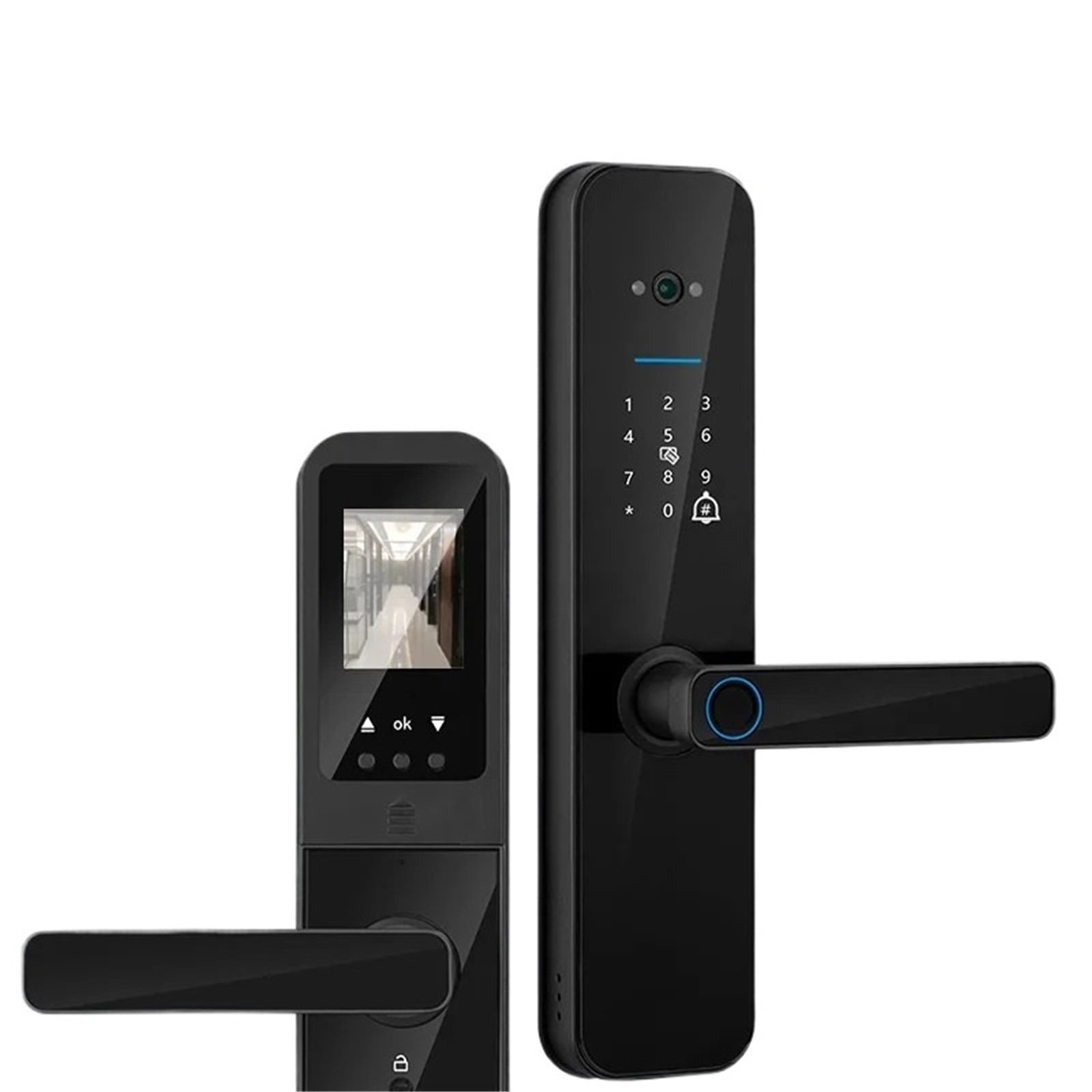 Digital Electronic Smart Door Lock With Biometric Camera Fingerprint ...