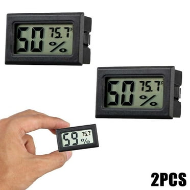 SZELAM Mini Digital Hygrometer, White 3-Pieces - Walmart.com
