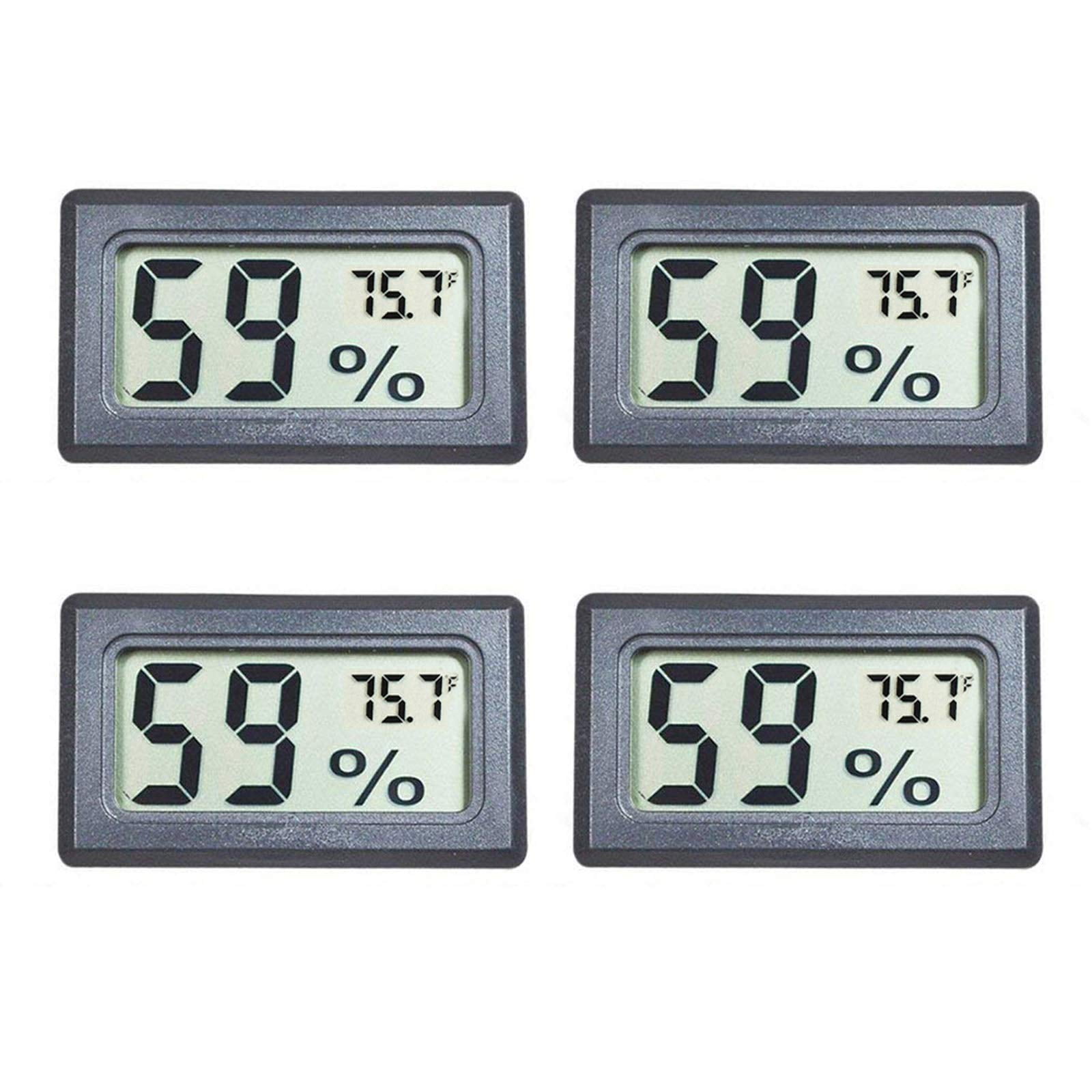 Digital Electronic Thermometer Hygrometer, Mini Fahrenheit (℉) LCD ...