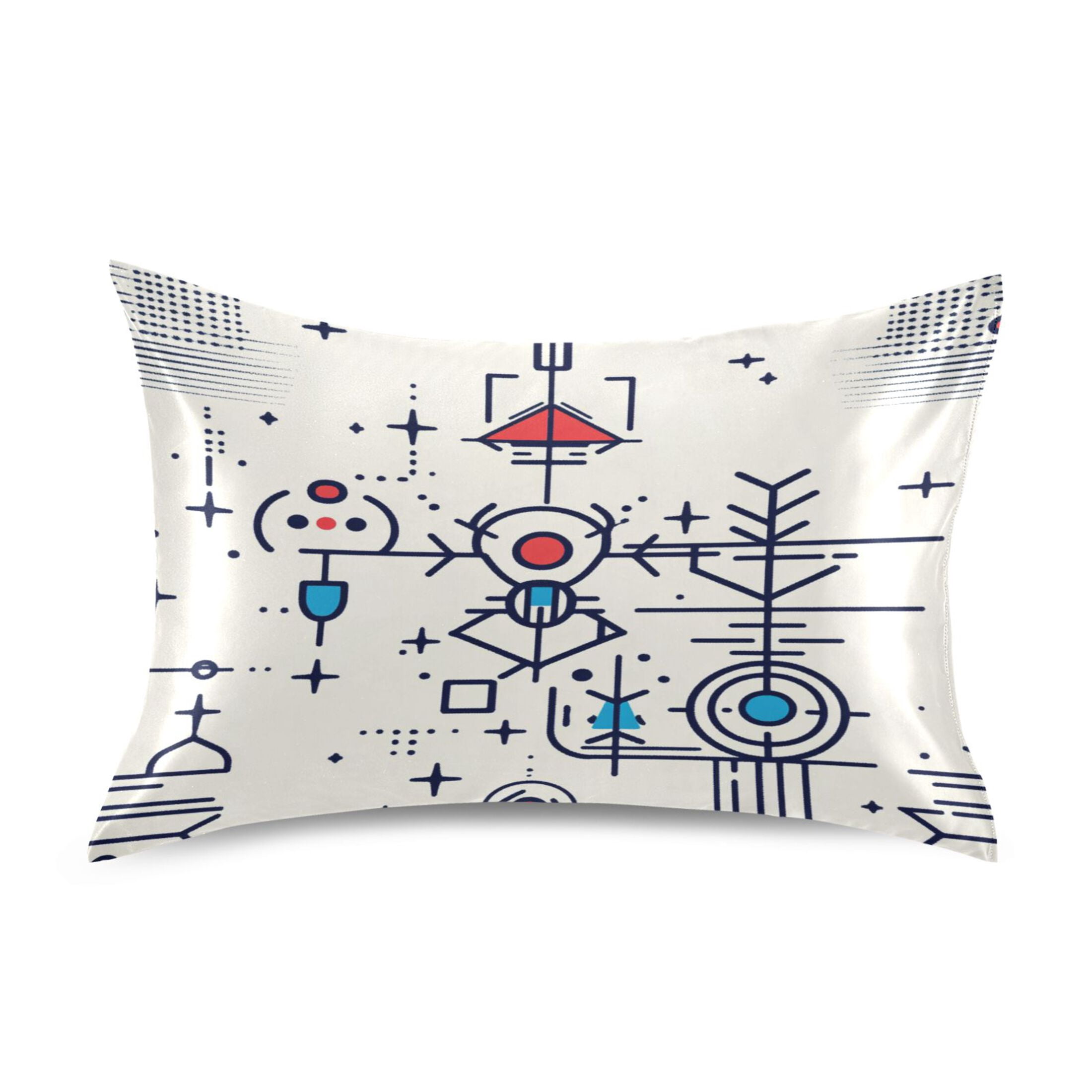 Digital Element Art Design Queen Size Pillowcase Silky Smooth Finish ...