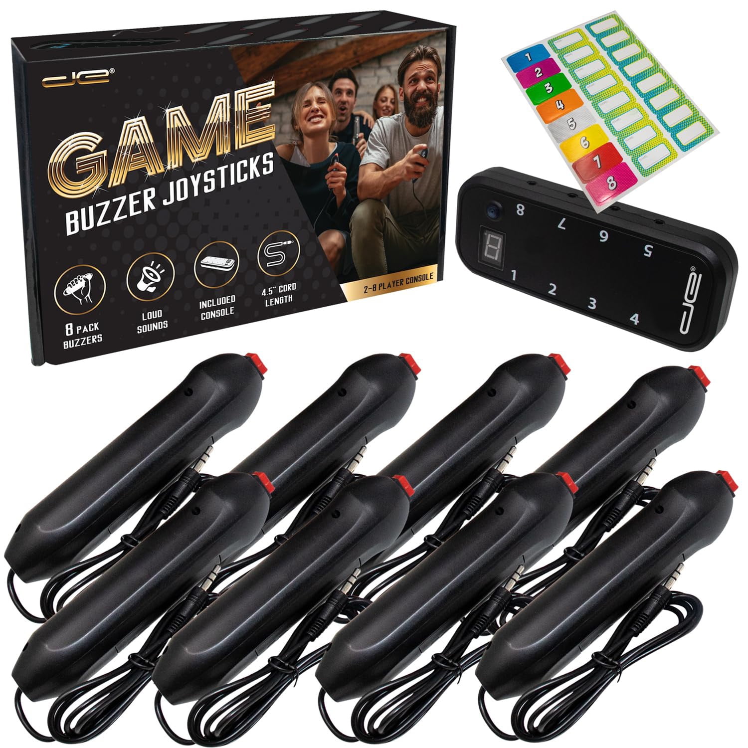 Digital Energy Handheld Buzzer Game System Console with 8 Joystick ...