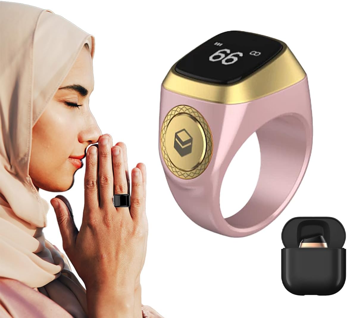 Digital Finger Counter,Tasbeeh Misbaha Rechageable Bluetooth Smart ...