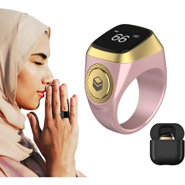 Digital Finger Counter,Tasbeeh Misbaha Rechageable Bluetooth Smart ...