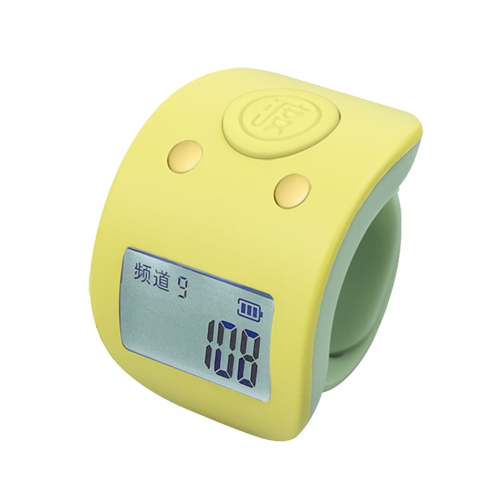 Digital Finger Ring 9 Channel Hand Tally Counter Silents Prayer Counter ...