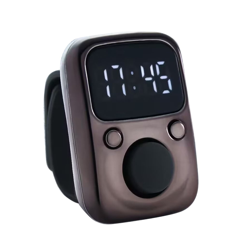 Digital Finger Ring Electronic Hand Tally Counter Silents Prayer ...