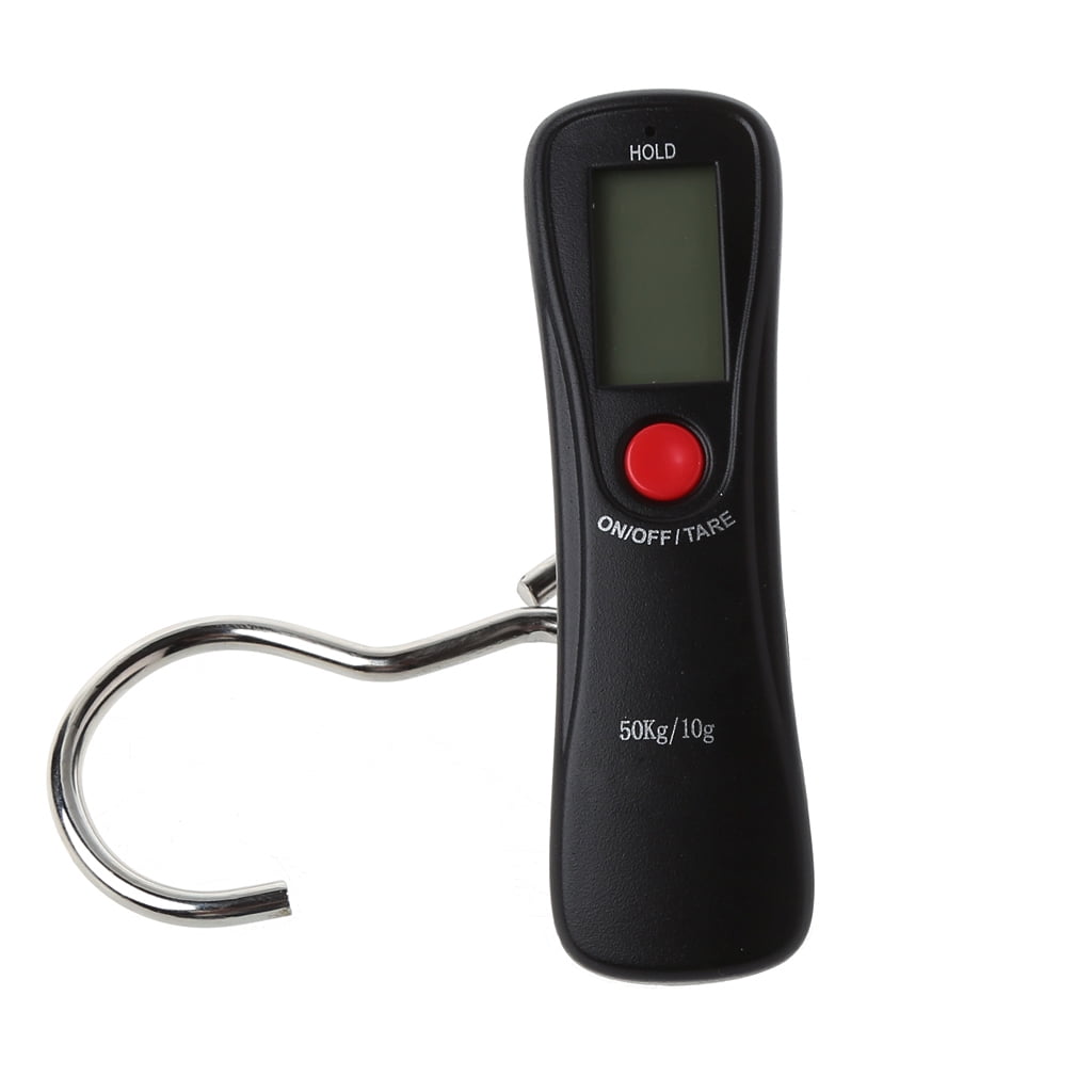 Digital Fish Scale 110lb/50kg Portable Luggage Weight Scale Electronic ...