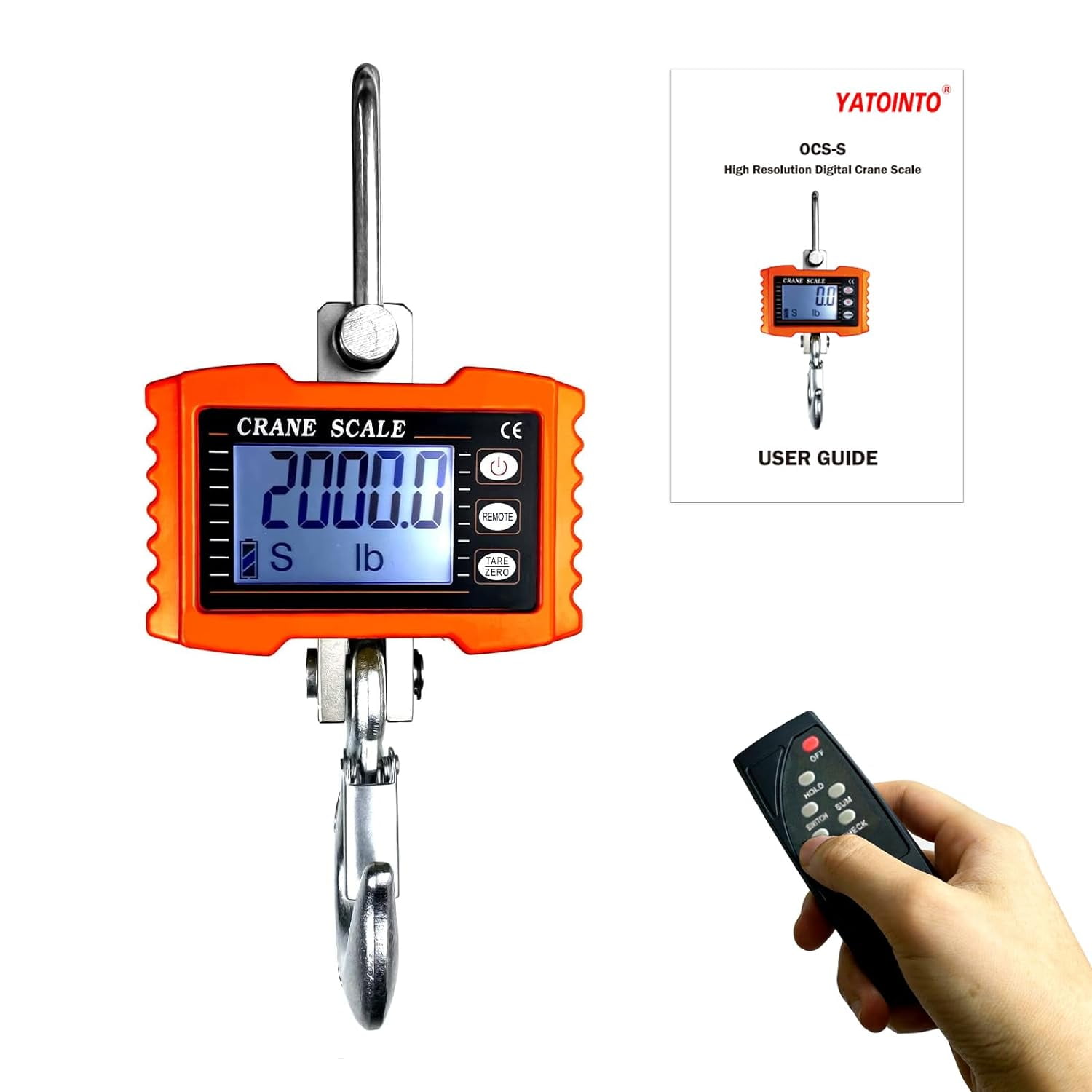 Digital Fish Scale Hanging Scale Fishing Scale, 110lb/50kg Luggage ...