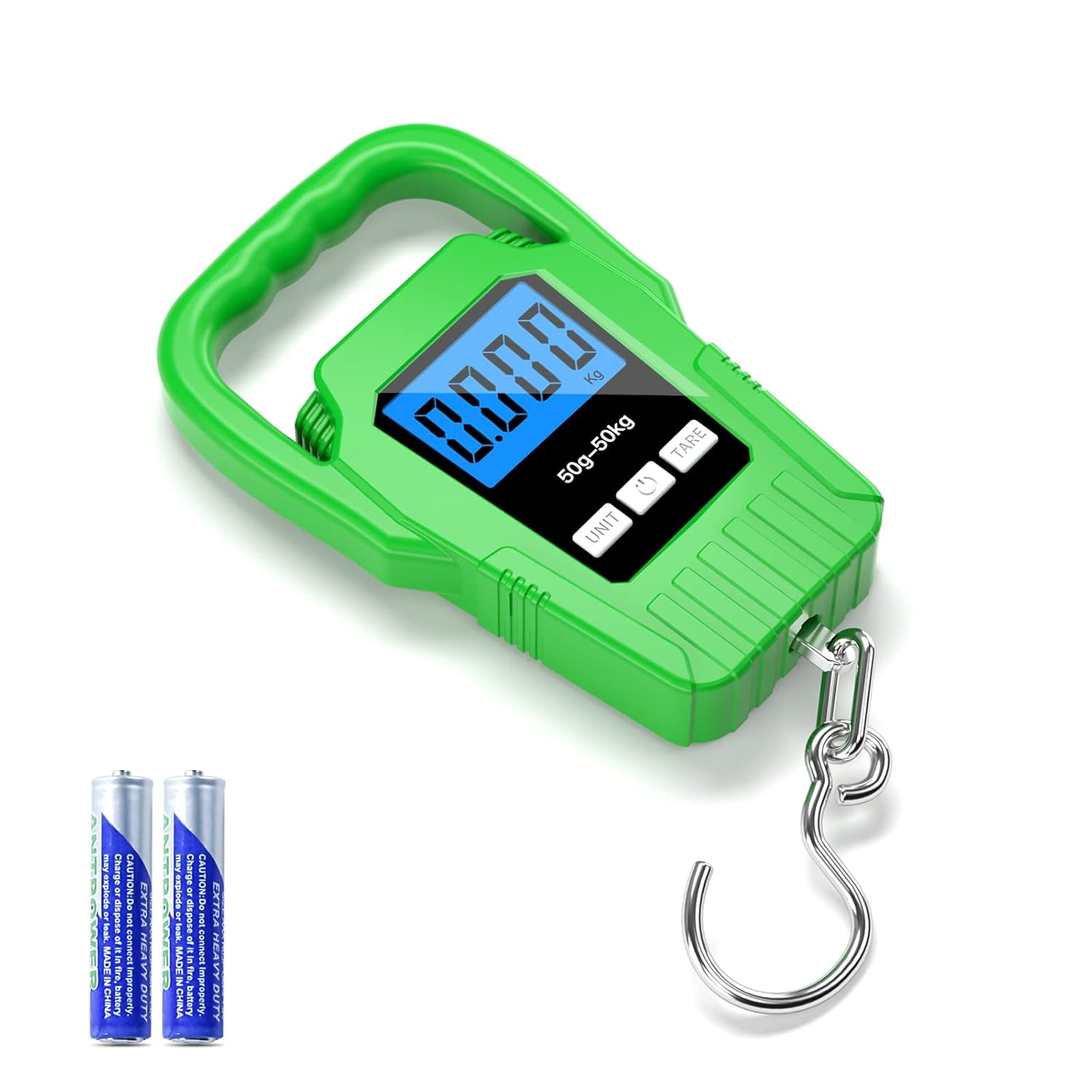 Digital Fish Scale Hanging Scale Fishing Scale, 110lb/50kg Luggage ...