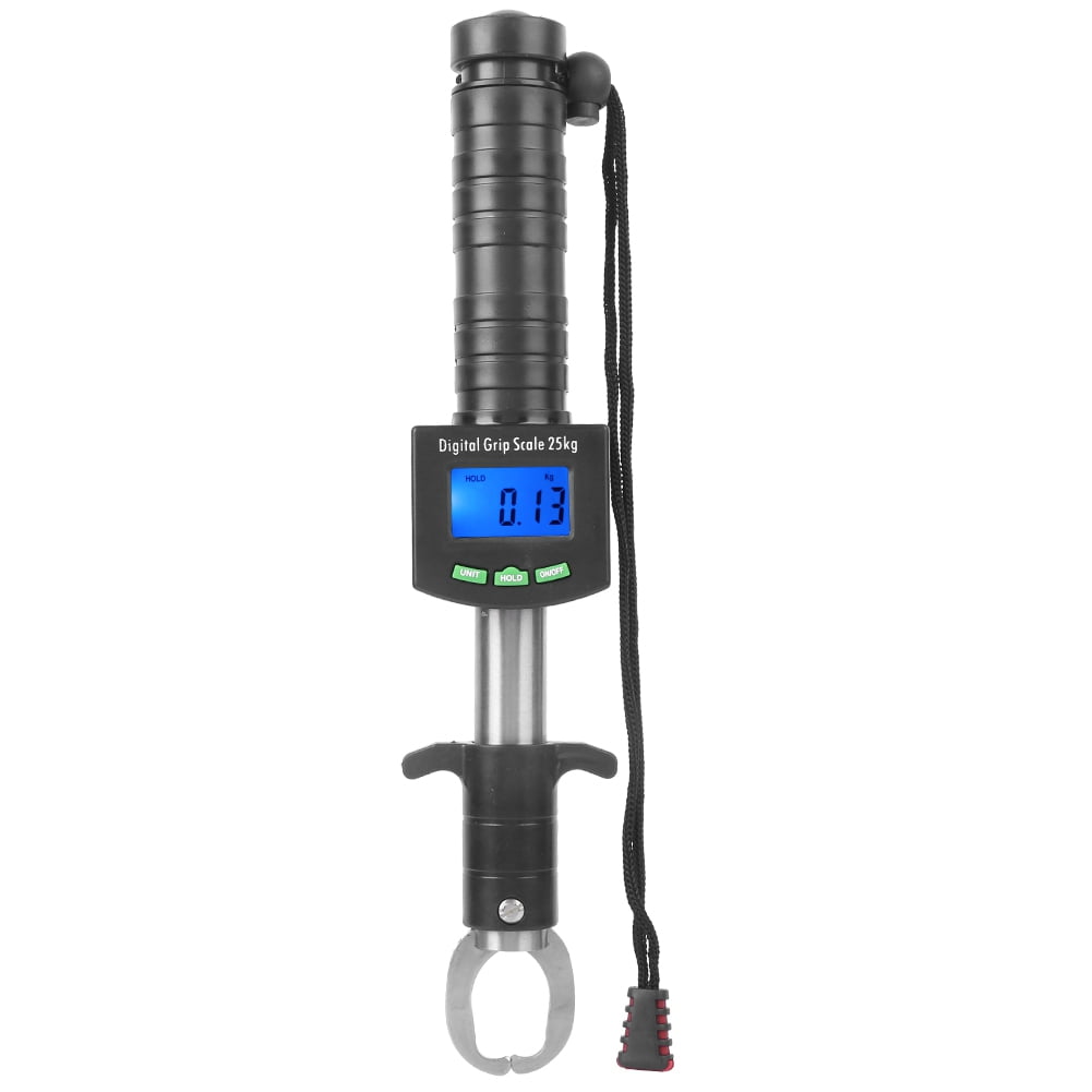 Digital Fishing Grip With Scale, Stainless Steel, Up To 55lb Capacity ...