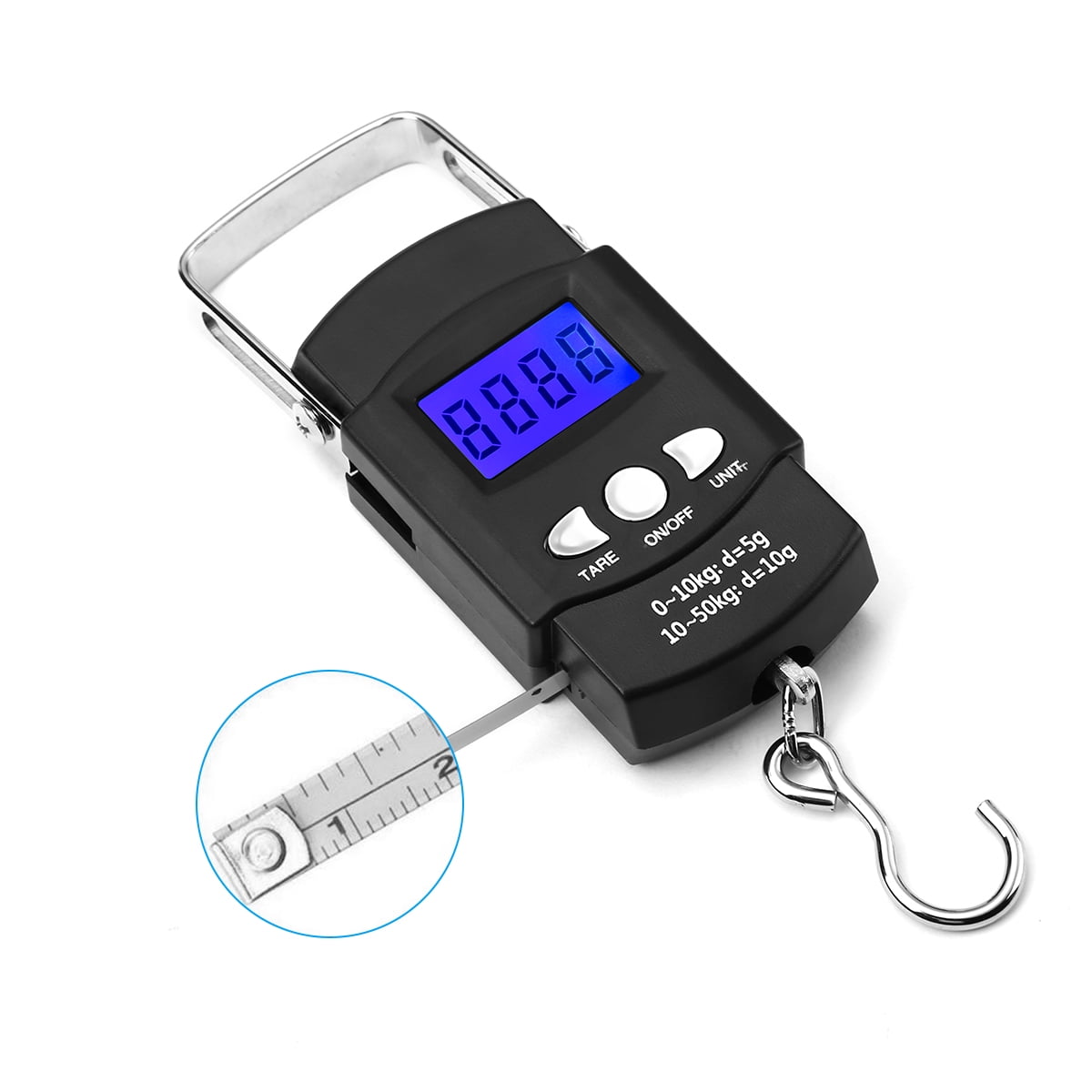 Digital Fishing Scale Portable Hanging Hook Electronic Weighing Fish ...
