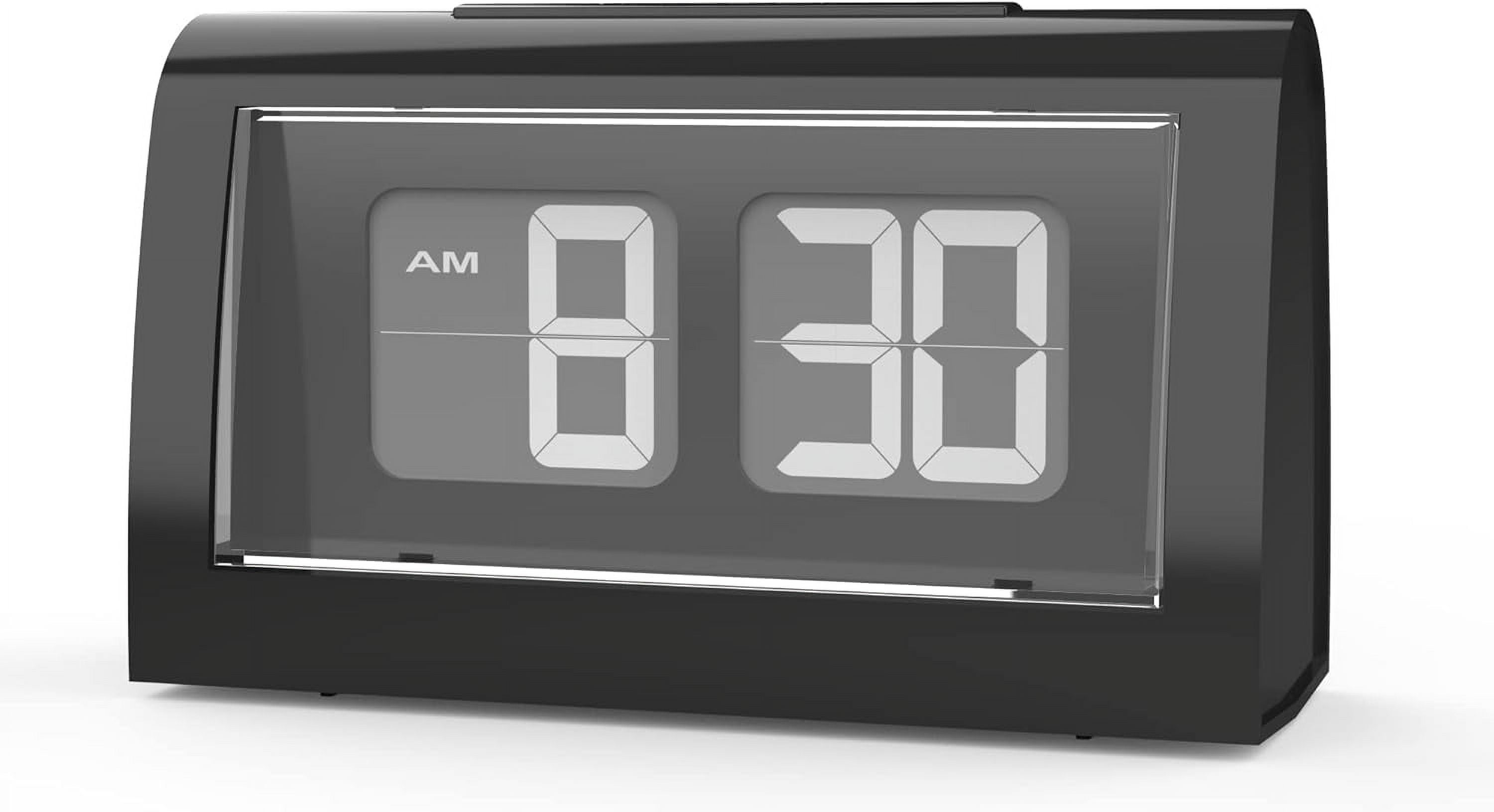 Digital Flip Clock for Bedrooms, Digital Alarm Clock with Backlight ...