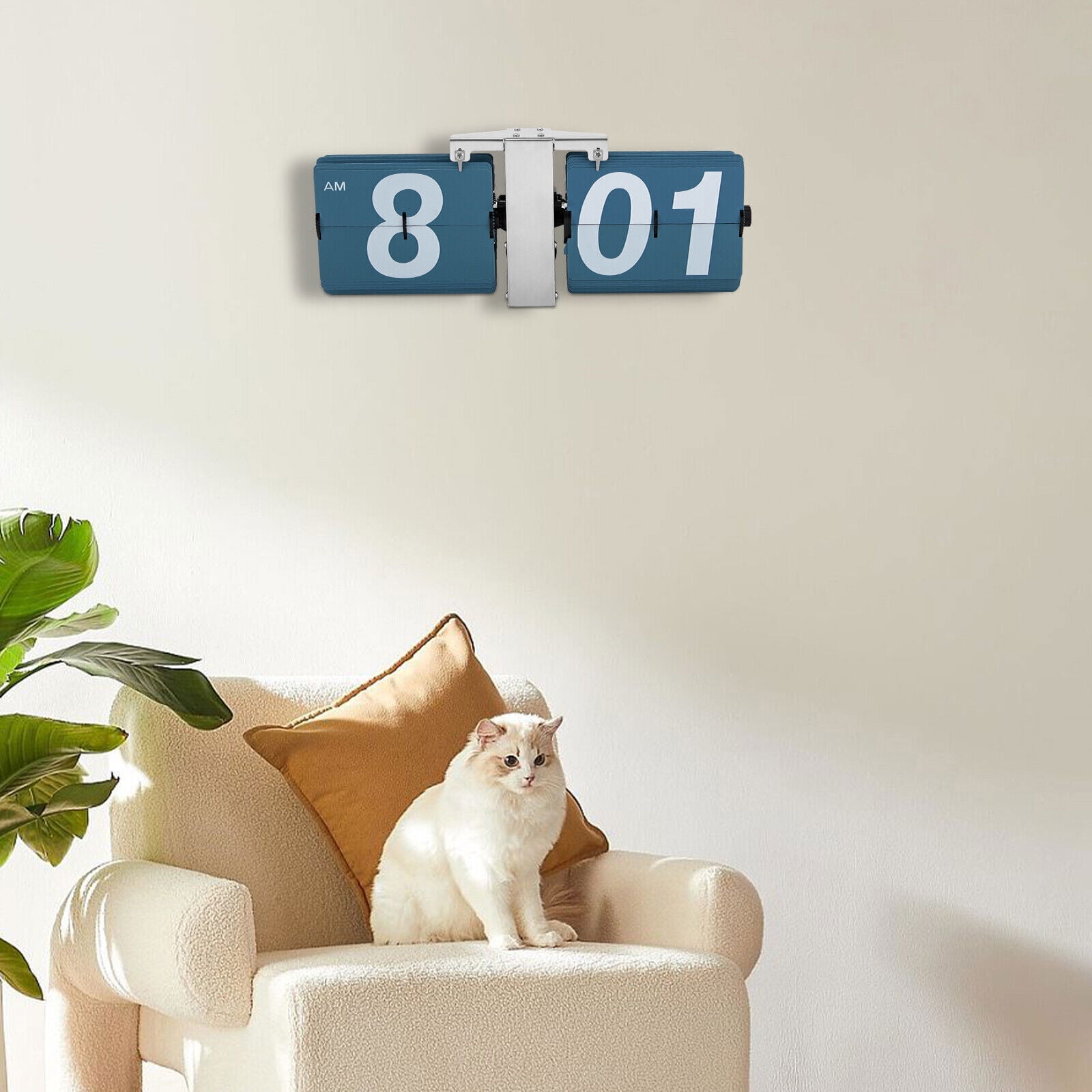 Digital Flip Clock - Flipping Out Wall and Tabletop Indoor Flip Clock ...