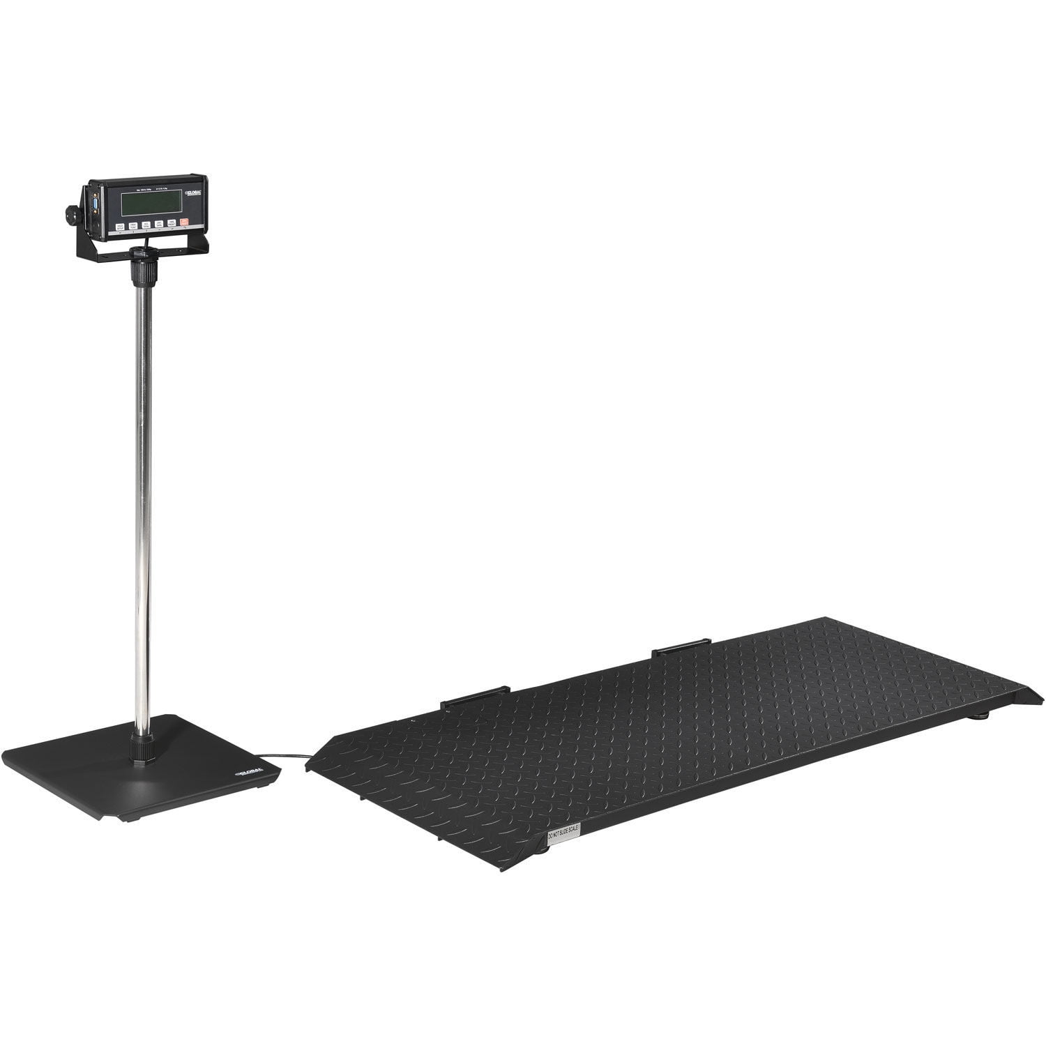 Digital Floor Scale w/ Indicator Stand 1,000 lb x 0.5 lb, 55"L x 20"W x ...