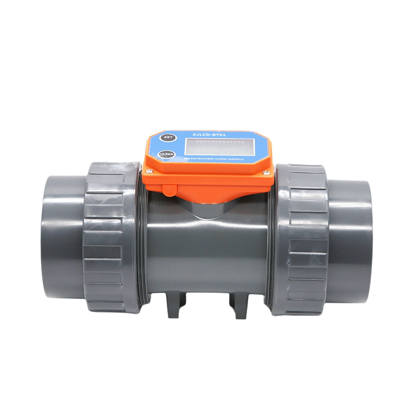 Digital Flow Meter DN65 DN80 Battery Powered for Irrigation Sewage Water Liquid Measurement ...