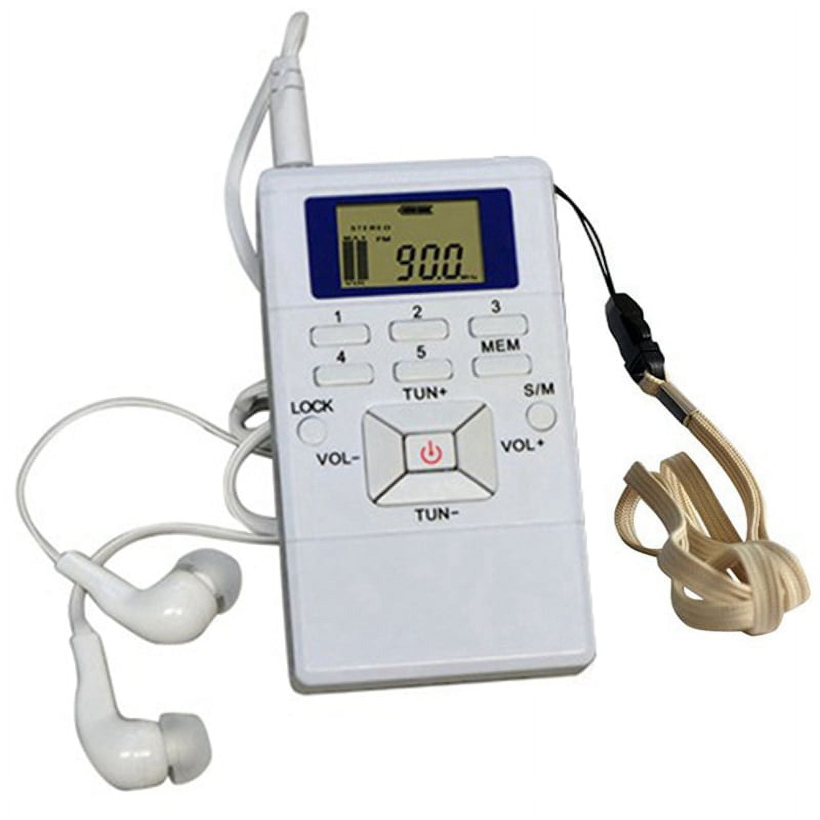 Digital Fm Radio Mini Speaker Portable Receiver Display Single Band ...