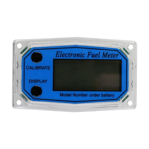 Digital For Flow Meter Digital LCD Display Oil Fuel Flowmeter Measure ...