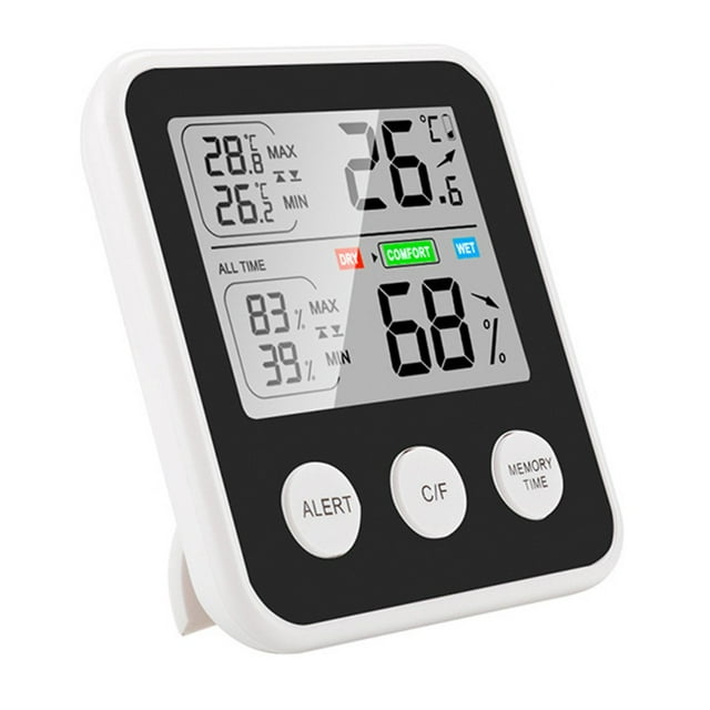 Digital For Room Monitor Accurate Temperature & Humidity Tracking ...