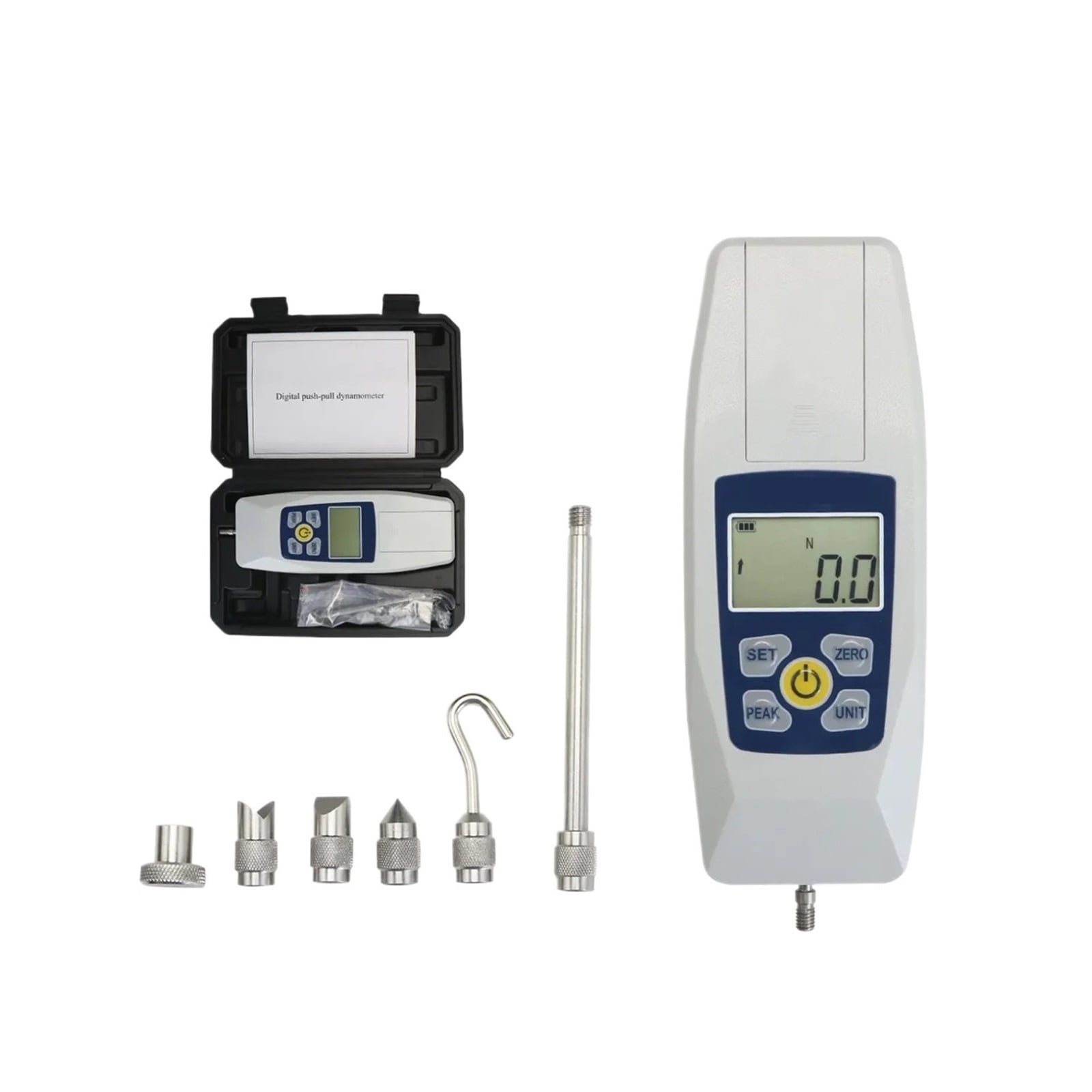 Digital Force Gauge Push & Pull Tester Meter Mini Dynamometer For ...