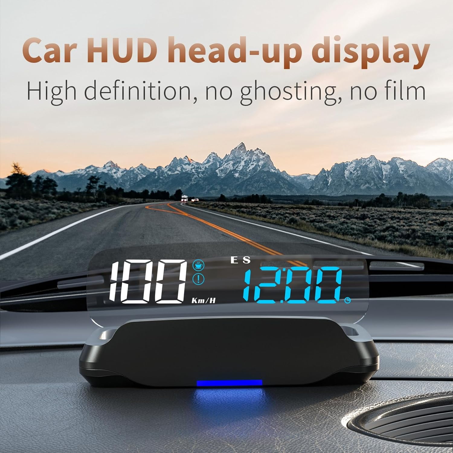 Digital GPS Speedometer Universal Car HUD Head Up Display with Speed ...