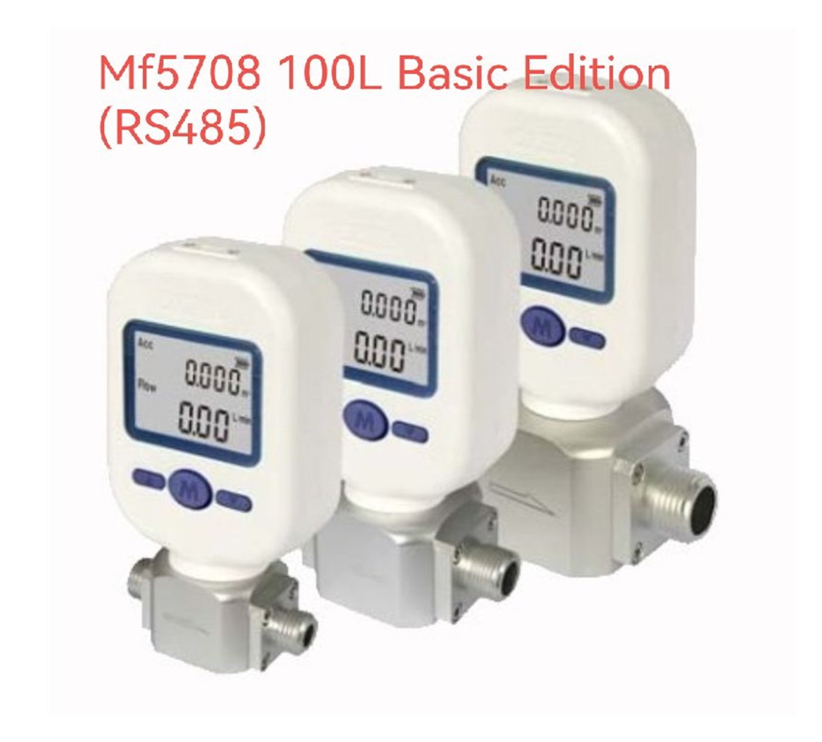 Digital Gas Flow Meter MF5706 MF5708 M5712 Gas Mass Flowmeter / Compressed Air / Nitrogen ...