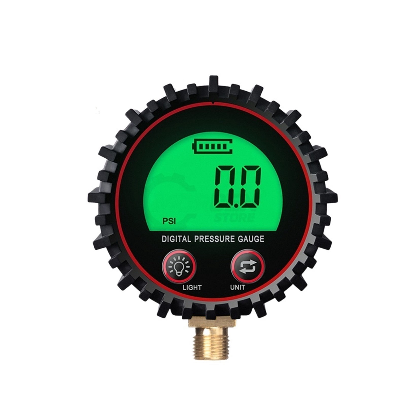 Digital Gas Pressure Gauge With M11 1/4 1/8NPT Screw Thread Connector ...