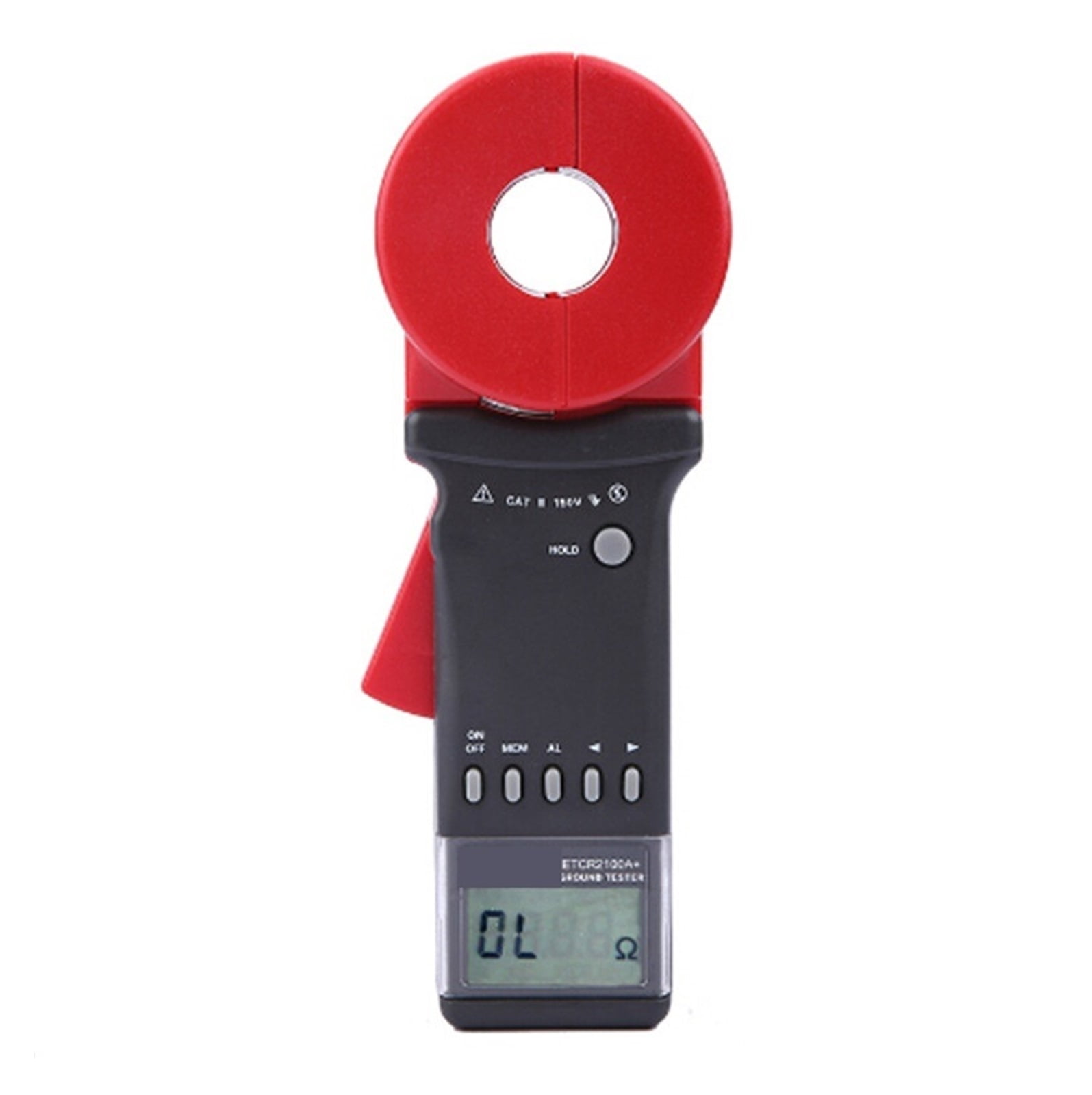Digital Ground Clamp Earth Resistance Tester Meter 32mm 0.01 To 200 Ohm ...