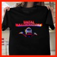 Digital Hallucinations Glitch Skull T-Shirt - Surreal Cyberpunk Art Tee ...