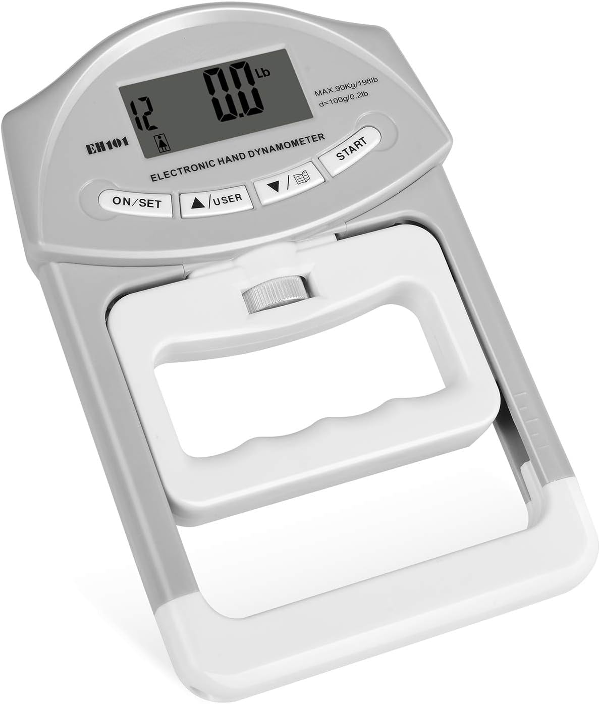 Digital Hand Dynamometer Grip Strength Measurement Meter Auto Capturing Electronic Hand Grip ...