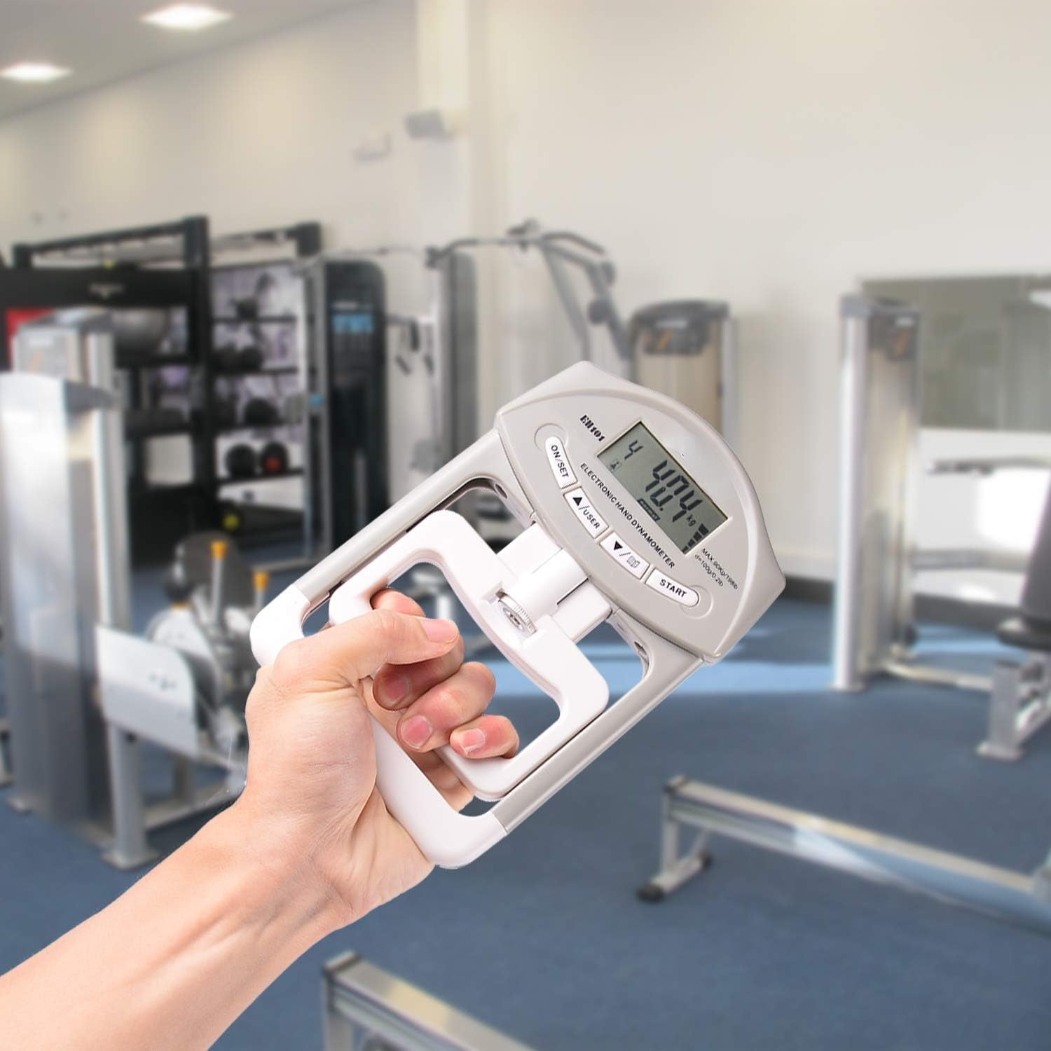 Digital Hand Dynamometer Grip Strength Measurement Meter Auto Capturing ...