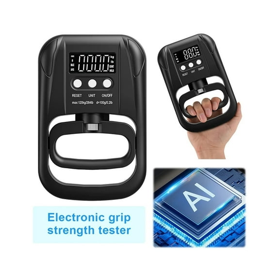 Digital Hand Dynamometer Hand Grip Strength Trainer USB Rechargeable ...
