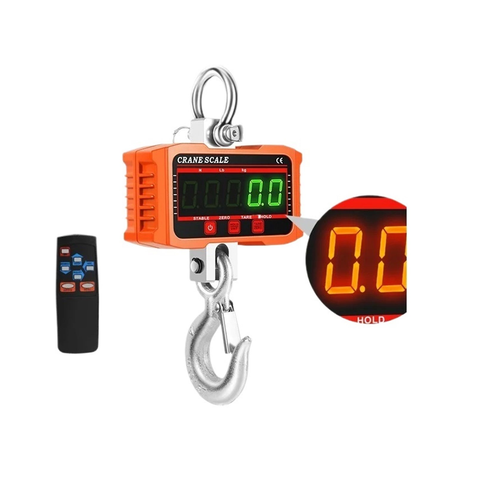 500KG/1500kg Digital Crane Scale 1T LED High Load Industrial Heavy Duty ...