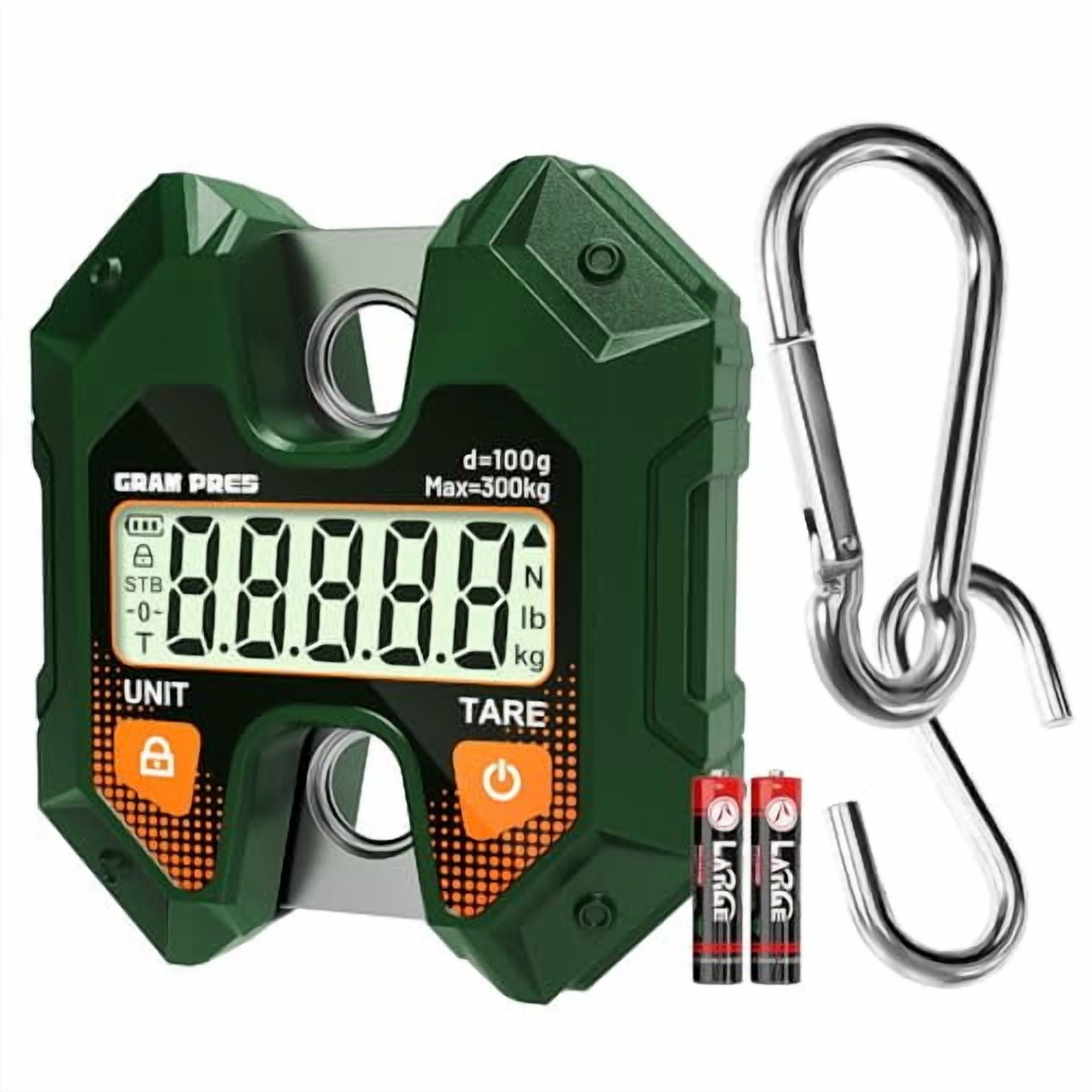 Digital Hanging Scale 660LB/300KG,Handheld Mini Crane Scale,Deer ...