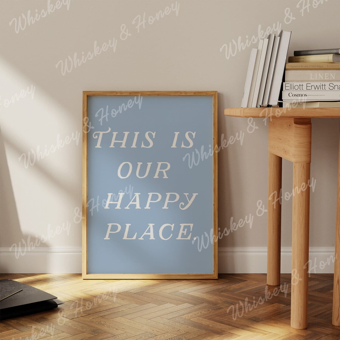 Digital, This Is Our Happy Place Art Print, Cute Home Decor, Large Wall ...