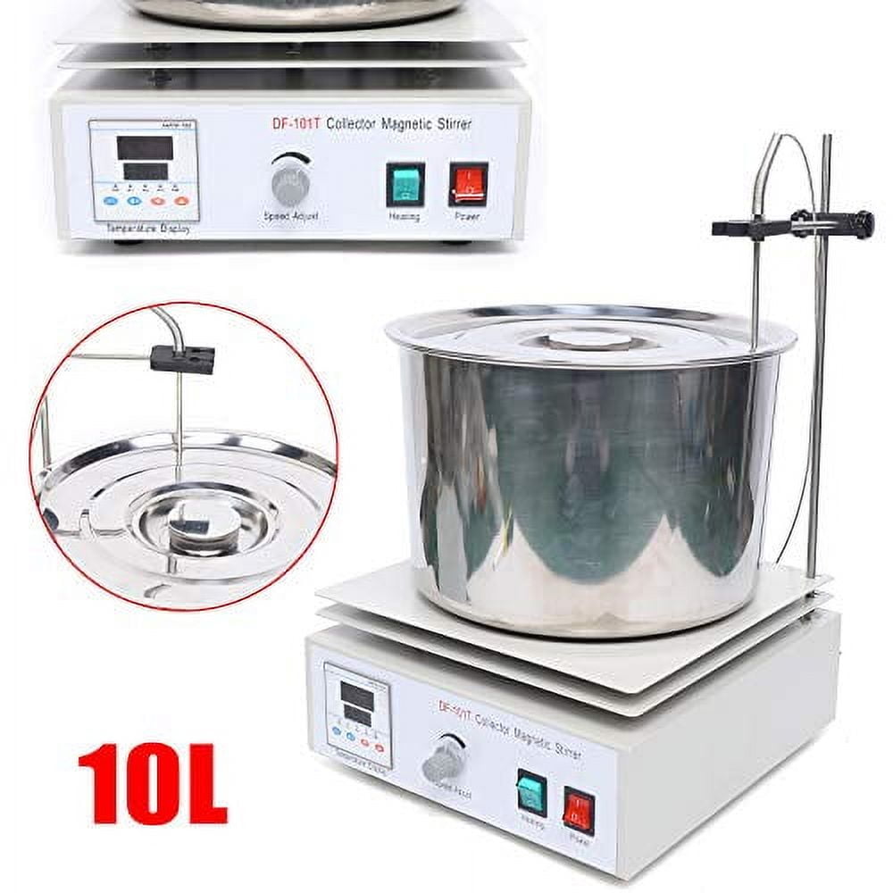 Digital Heat Collecting Magnetic Stirrer, 10L 110V 1000W 1400RPM ...