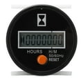 Digital Hour Meter High Precise Mechanical Hourmeter Wide Range Hour Gauge with Reset Button 24 ...
