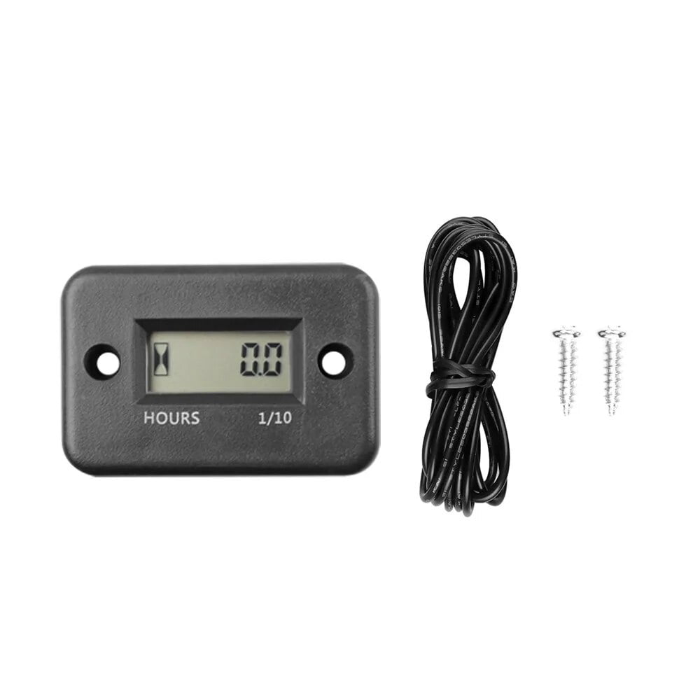 Digital Hour Meter LCD Counter For ATV Motorcycle Instruments Clocks ...