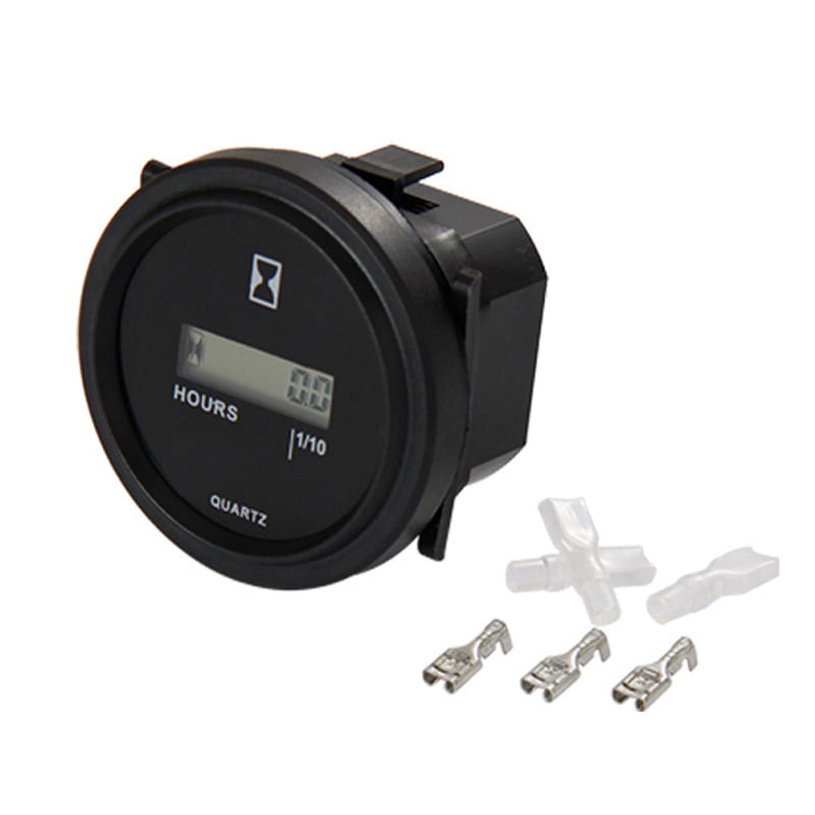 Digital Hour Meter Resettable Total Running Hours Data Storage for Lawn ...