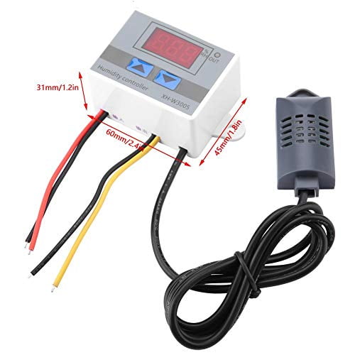 Digital Humidity Controller, XH-W3005 Digital Hygrometer Switch ...
