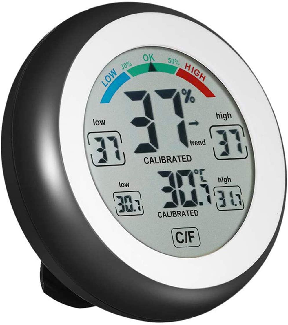 Digital Humidity Meter, Indoor Thermometer Hygrometer Room Temperature ...