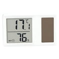 Digital Humidity Meter with LCD Solar Powered Hygrometer for Home and ...