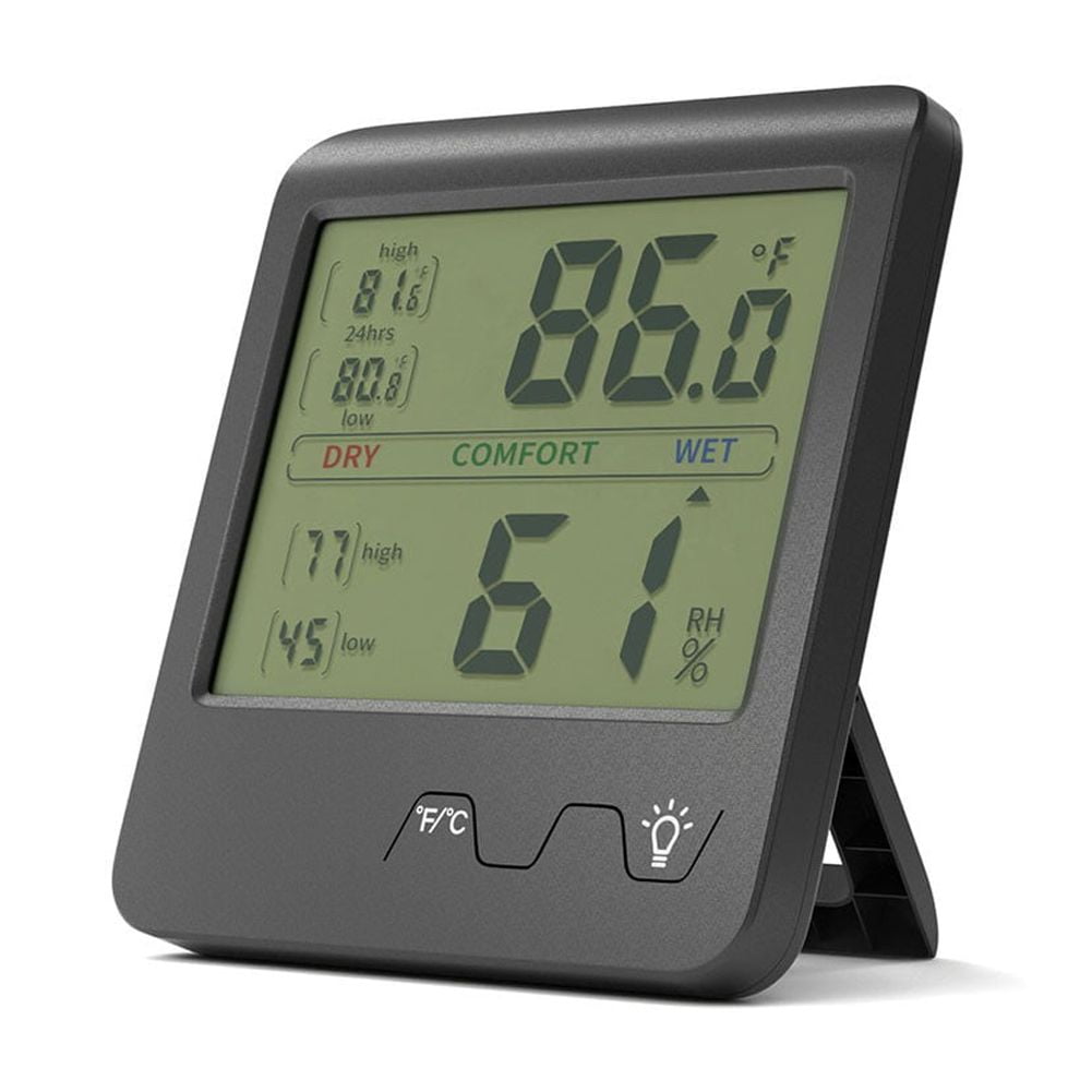 Digital Hygrometer Electronic Thermometer Fast Sensing Home Use For ...