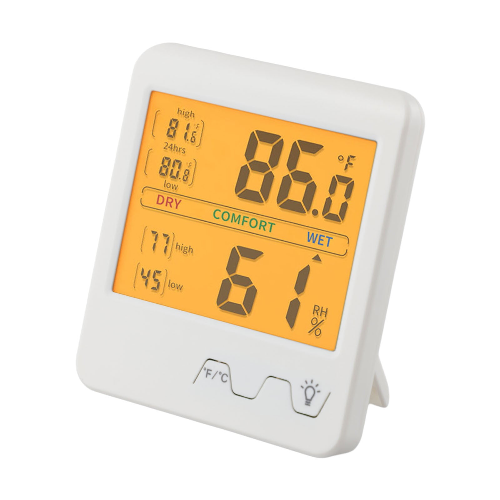 Digital Hygrometer Household Indoor Thermometer Temperature And ...