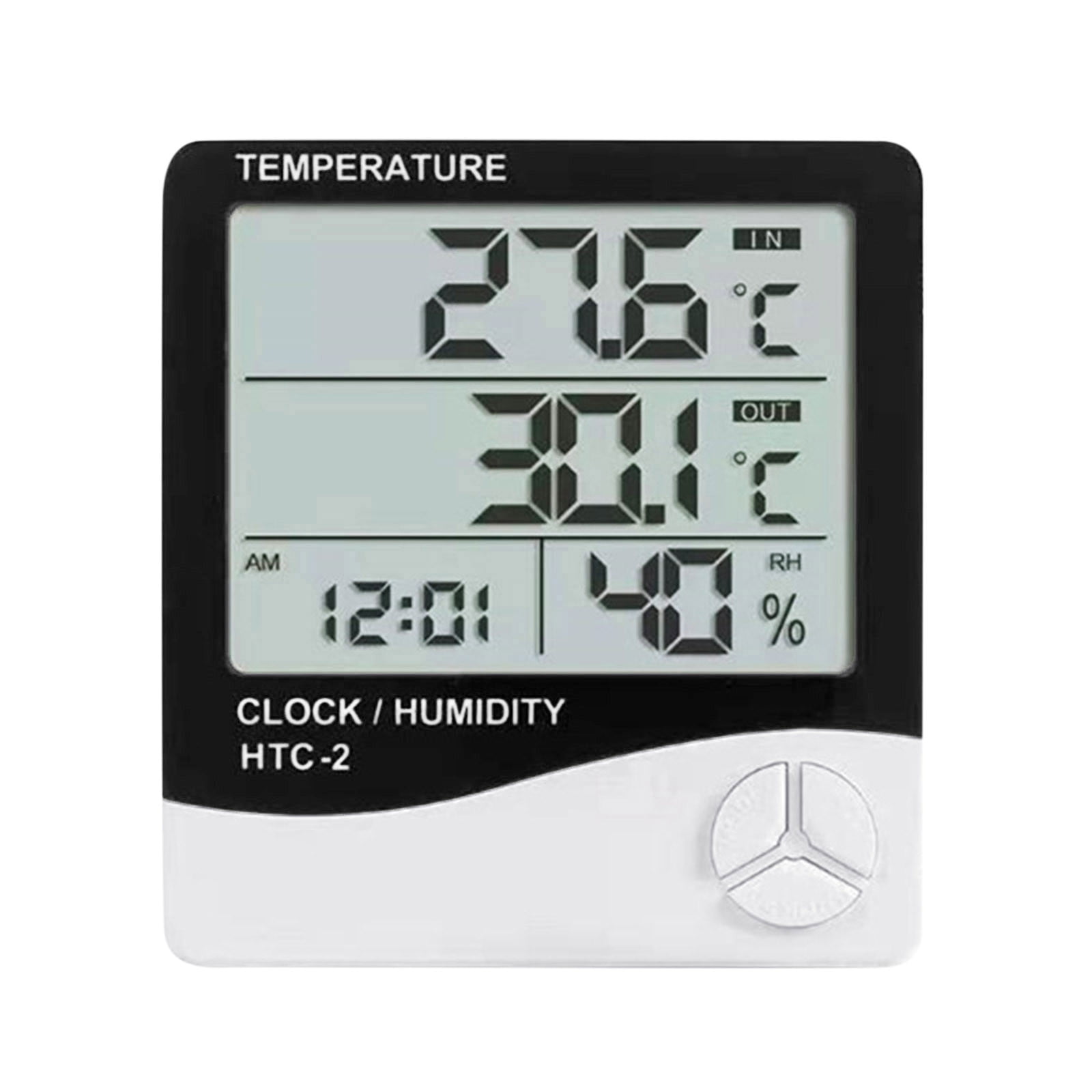 Digital Hygrometer Indoor Outdoor Thermometer Wireless Temperature ...