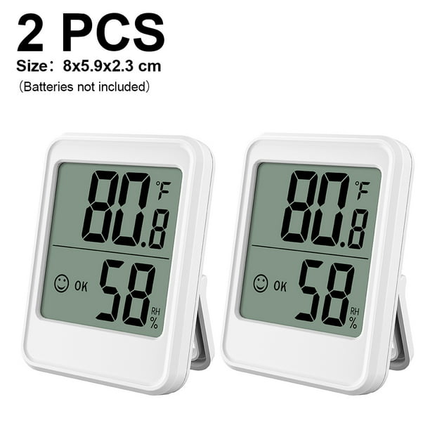 Digital Hygrometer Indoor Thermometer Humidity Meter Room Thermometer ...
