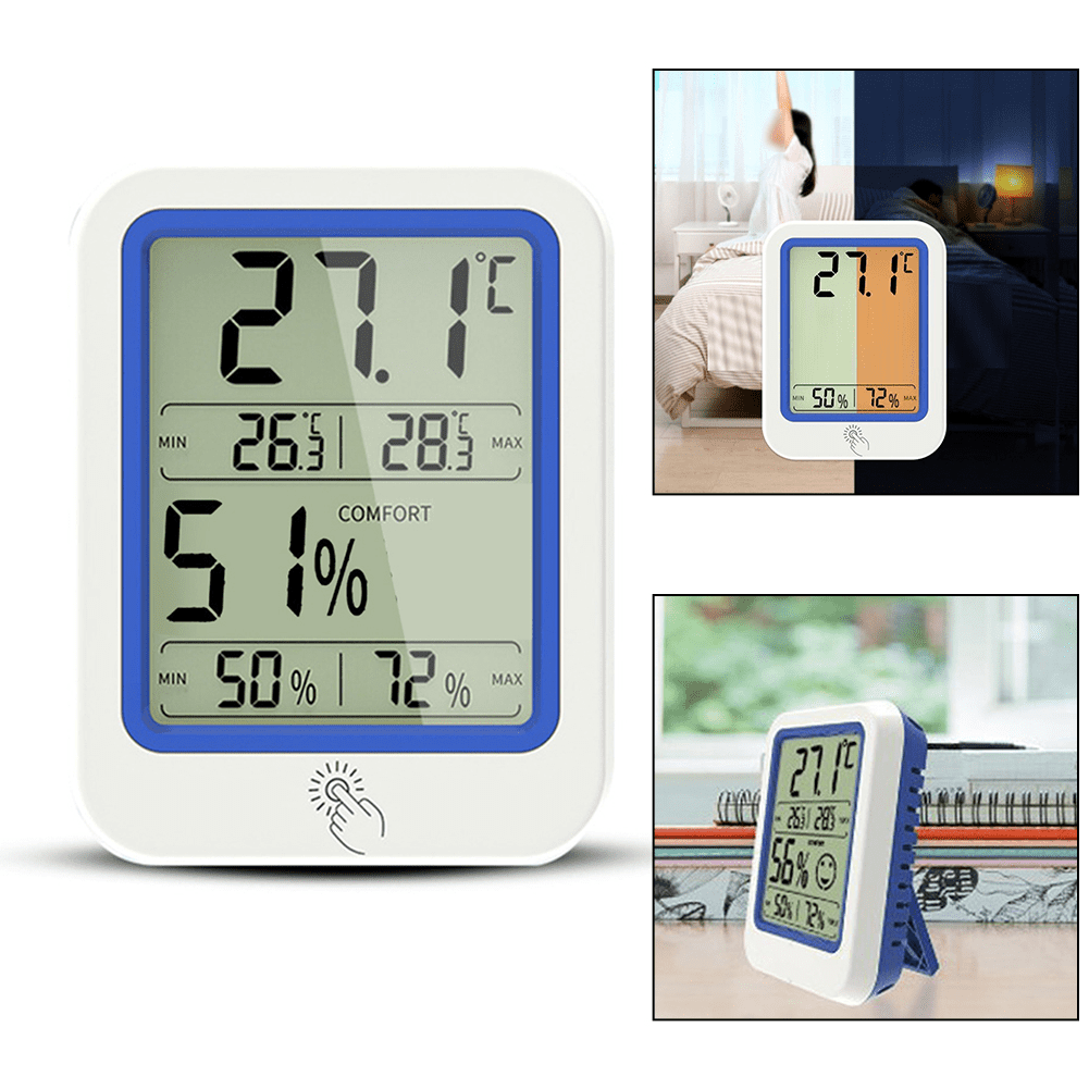 Digital Hygrometer Indoor Thermometer ,Smart Room Temperature Humidity ...