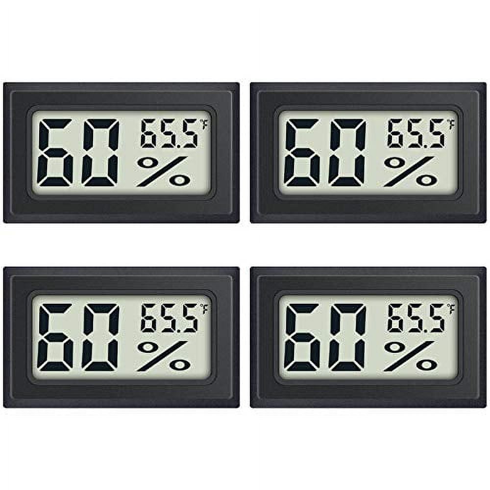 Digital Hygrometer Thermometer 4-Pack, Hygrometer Indoor Humidity for ...