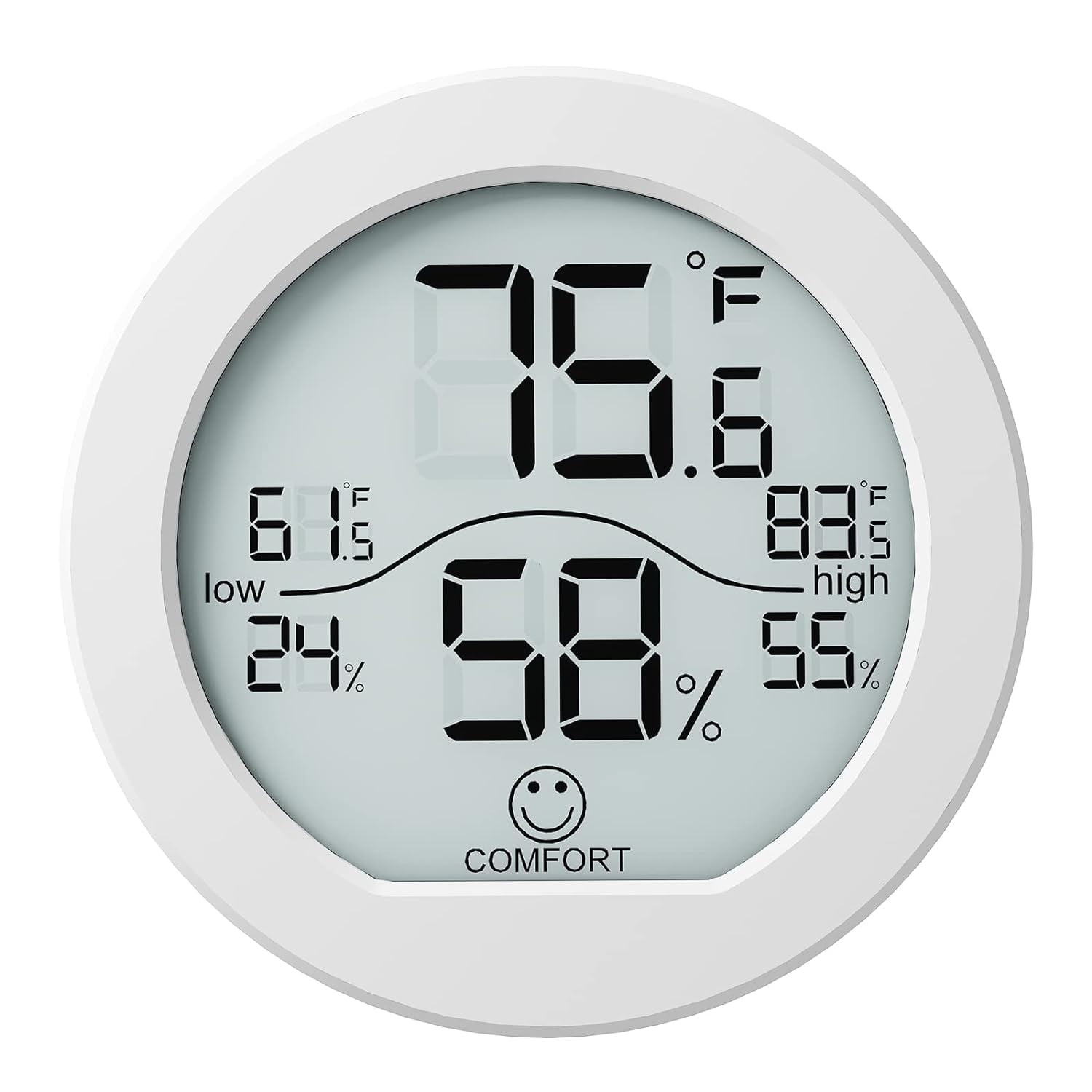 Digital Hygrometer Thermometer for Room Temperature Humidity Meter ...
