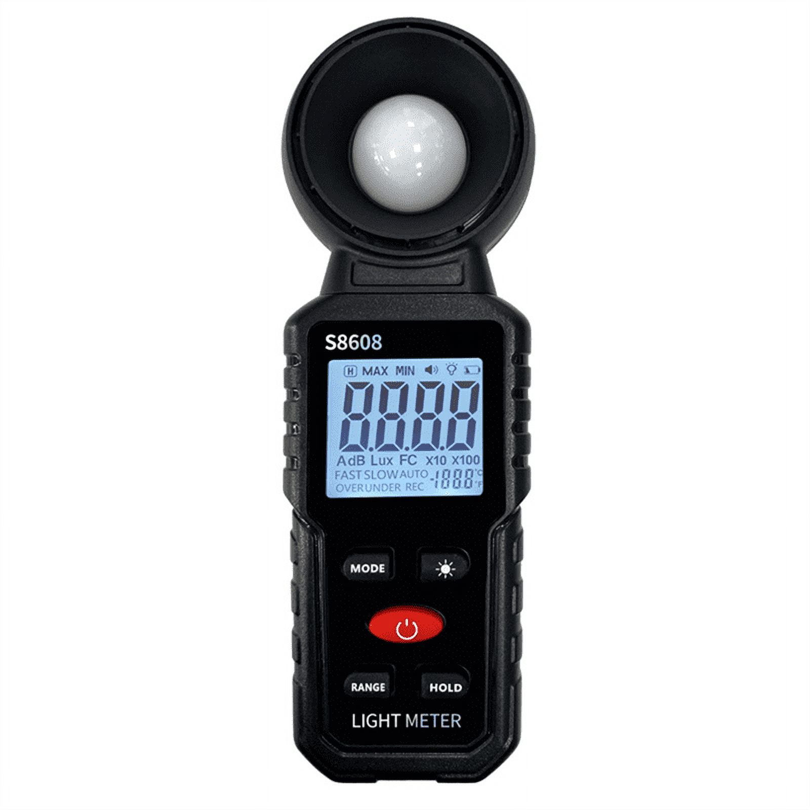 Digital Illuminance Light Meter Tester 200,000Lux Luxmeter Lighting ...