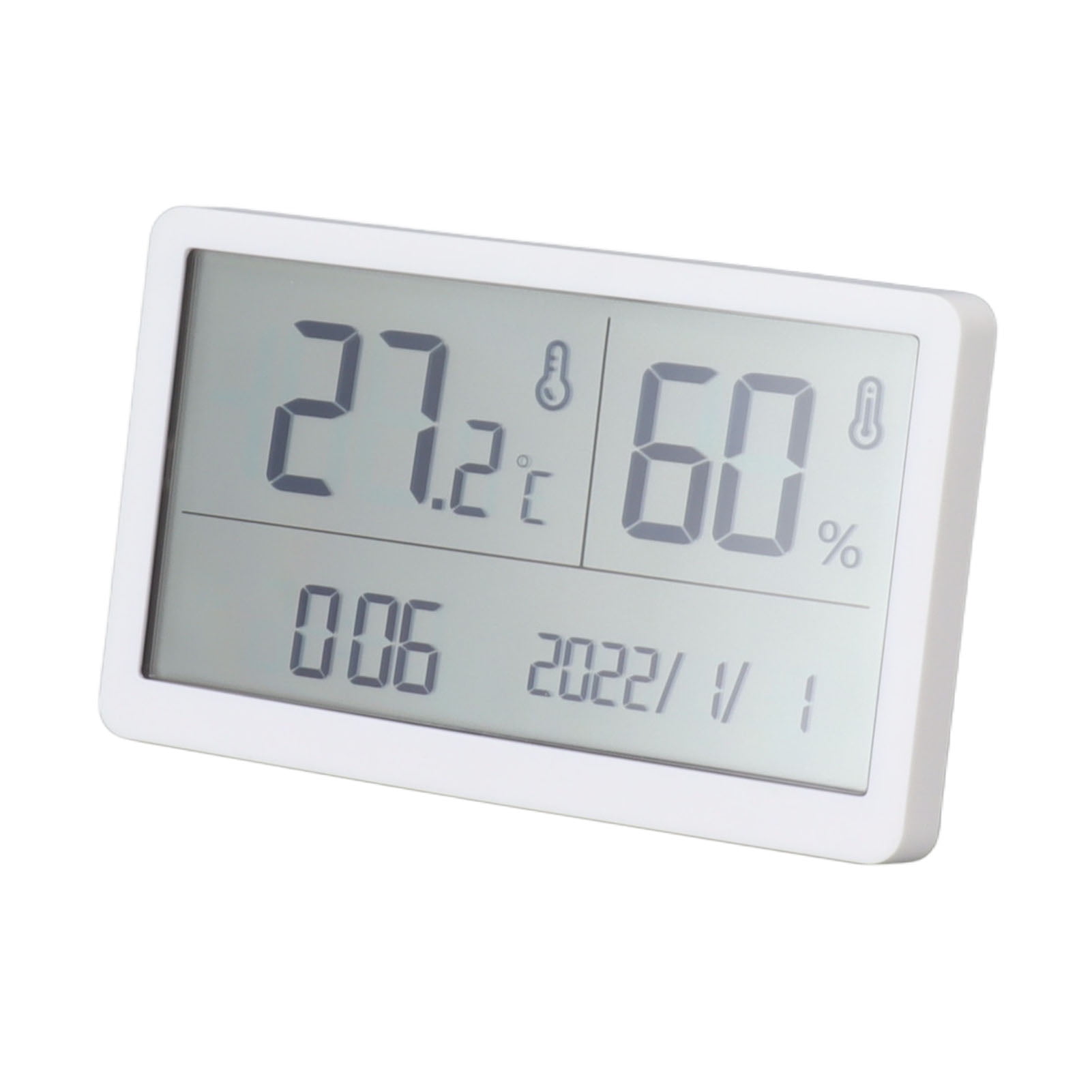 Digital Indoor Climate Meter, Measures Temp, Humidity, Date Time ...
