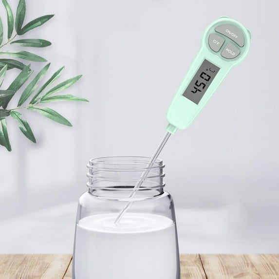 Digital Instant Read Food Thermometer – 7.9 x 1.3 x 0.8in Stainless ...